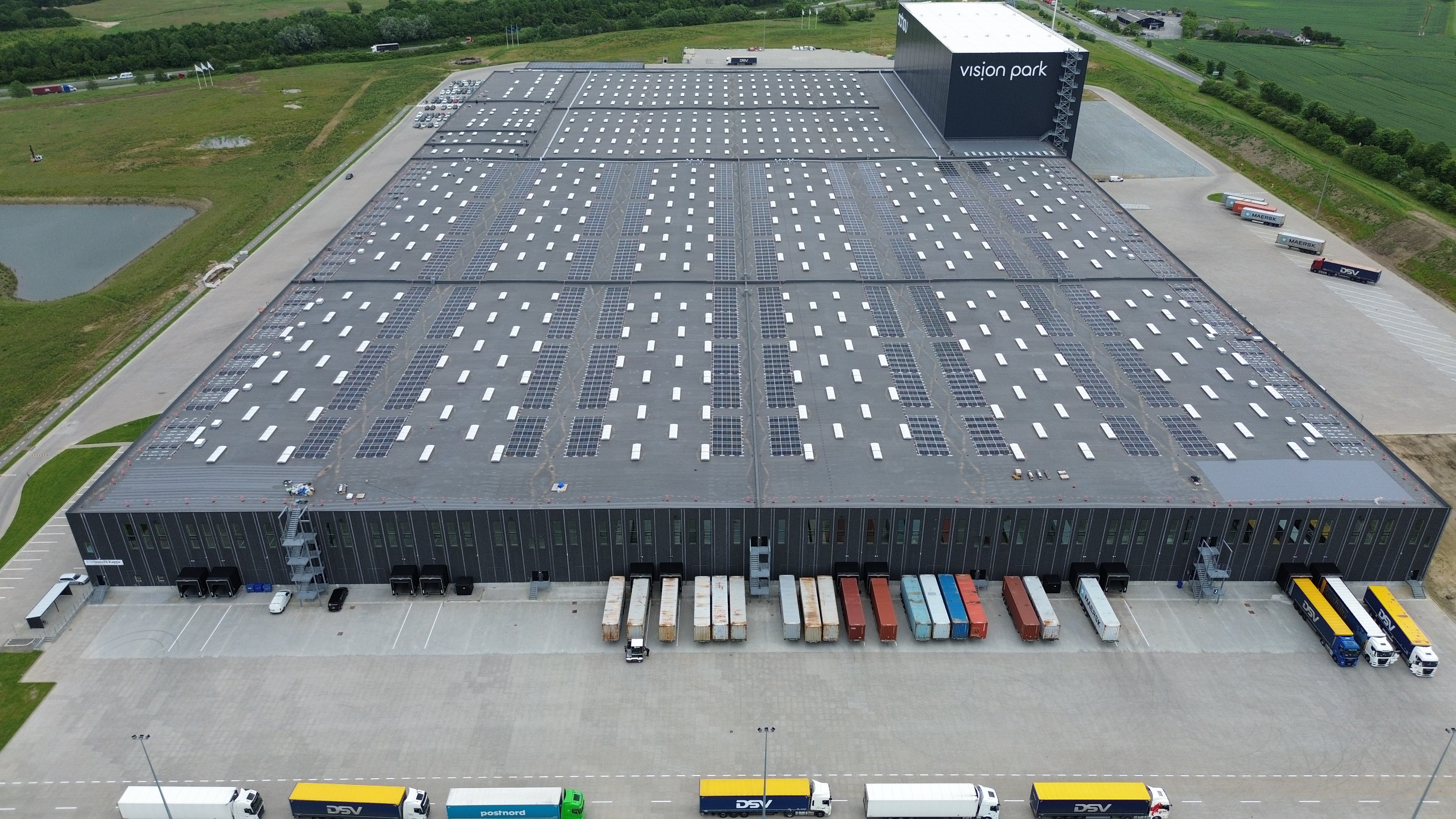 Solar Panels in Vision Park: – Schou